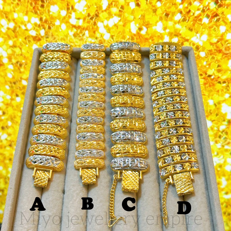 Last Pulut Dakap Hand Chain Mix Chrome Cop 916 Bangkok Gold24k Korean Gold Shopee Philippines