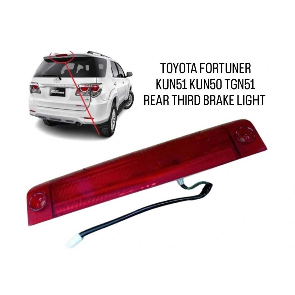 Toyota Fortuner 2006 KUN51 KUN50 TGN51 Year Rear Spoiler Center LED 3RD ...