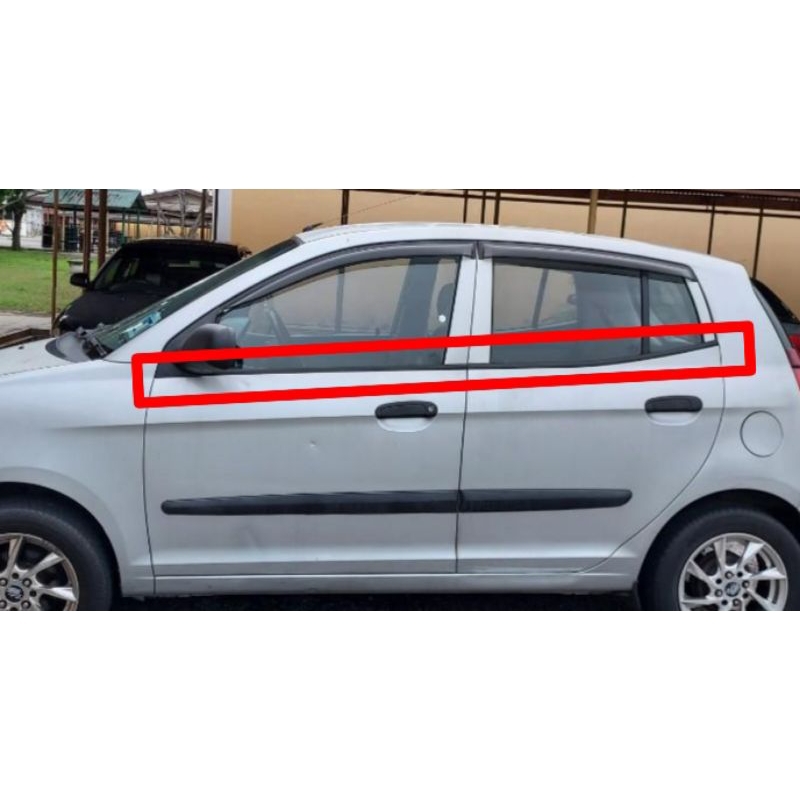 Naza Suria/Kia Picanto Door Glass Outer Moulding | Shopee Philippines
