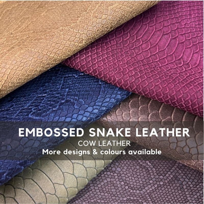 Snake Embossed on Cow Leather Reptile (SNAKE) | Shopee Philippines