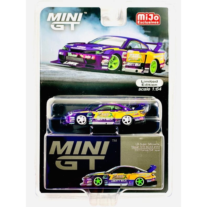 CHASE Mini GT Lbwk Nissan S15 silvia 555 Limited worldwide | Shopee ...