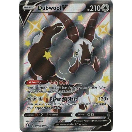 Dubwool V - SV120/SV122 - Shiny - Pokemon TCG | Shopee Philippines