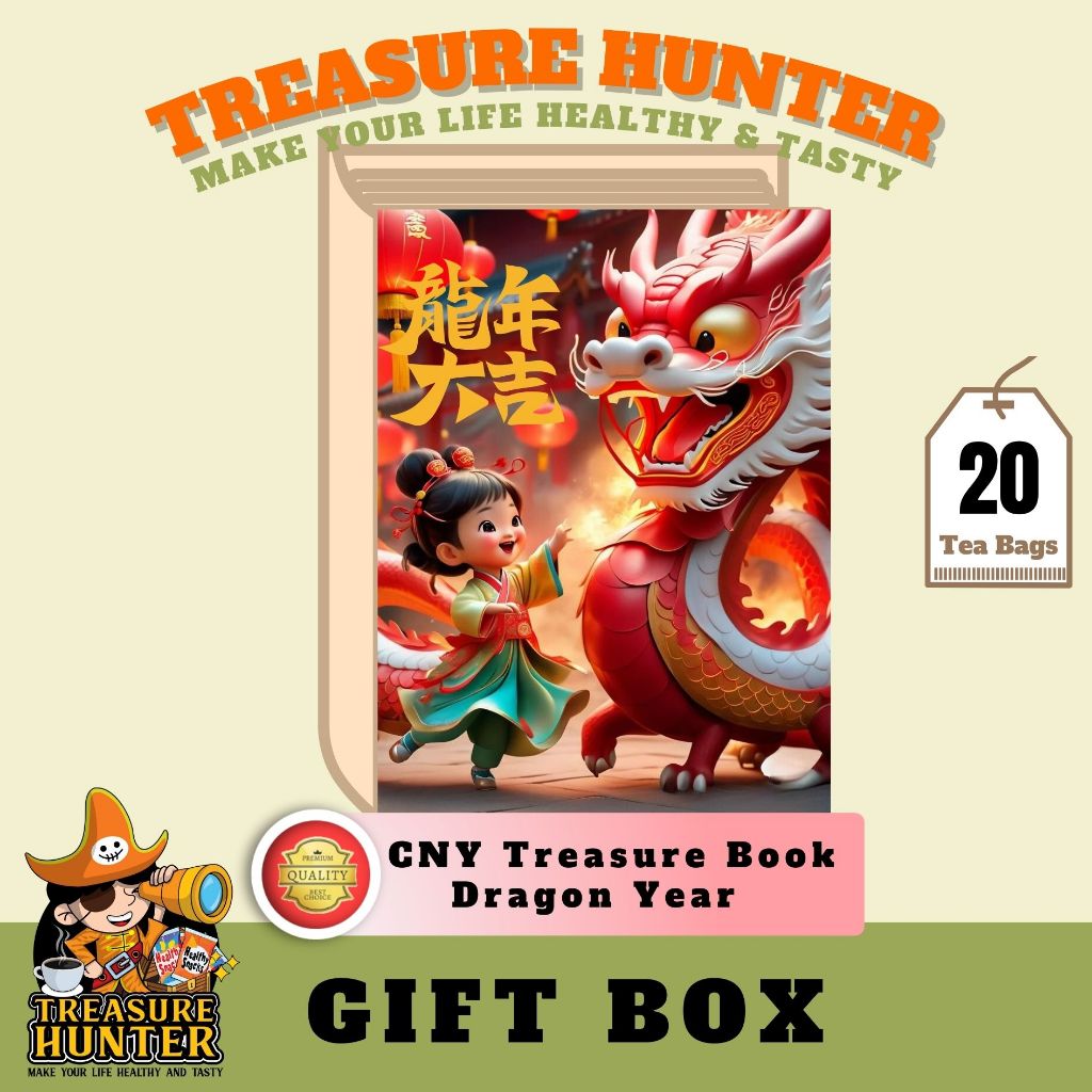 Treasure Hunter 2024 CNY Treasure Book Year of Dragon with Basilur ...