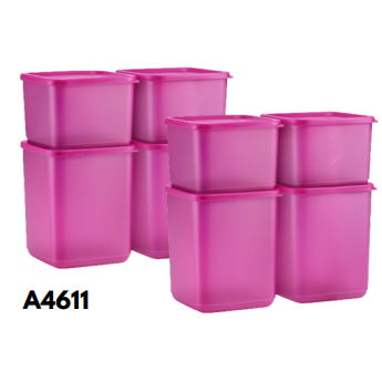 TUPPERWARE SO FRESH SQUARE DUO SET / SO FRESH MEDIUM SQUARE (4) 1L ...