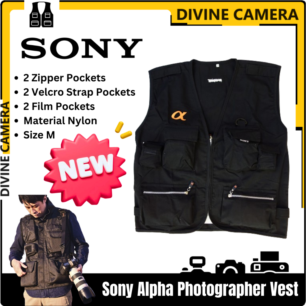Sony Alpha Photographer Vest | Shopee Philippines
