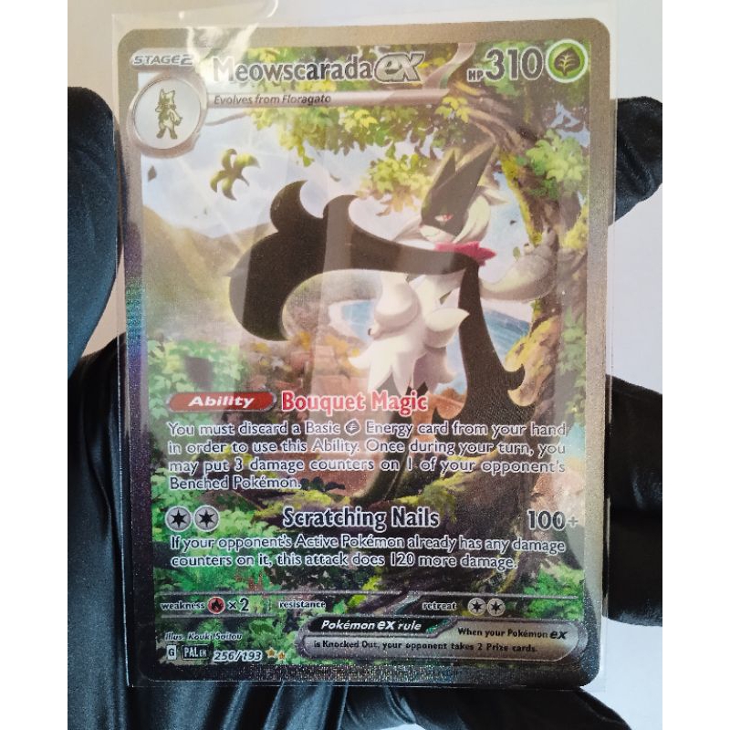 Meowscrada ex -256/193- Special Illustration Paldean evolved | Shopee ...