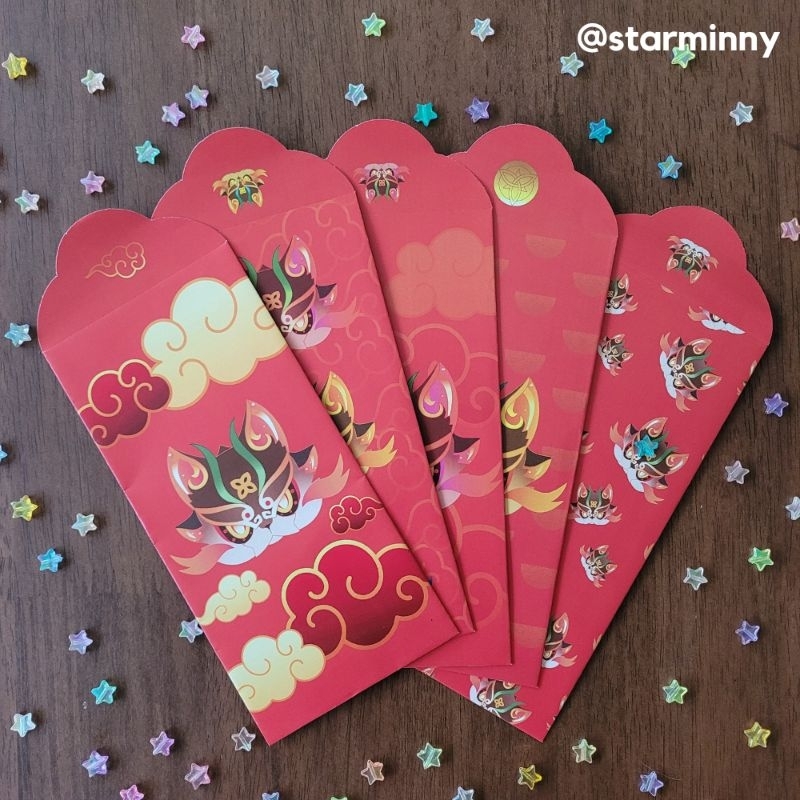 Genshin Ang Pao New Year 2025 Ang Pow Ang Pau Red Packet Money Sampul ...
