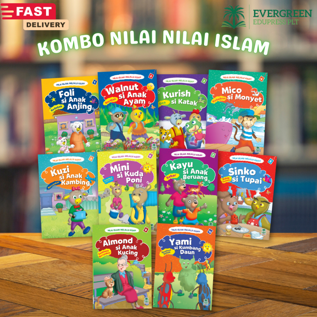 Combo Of Islamic Values Through Islamic Kanak storybook Activities Pure ...