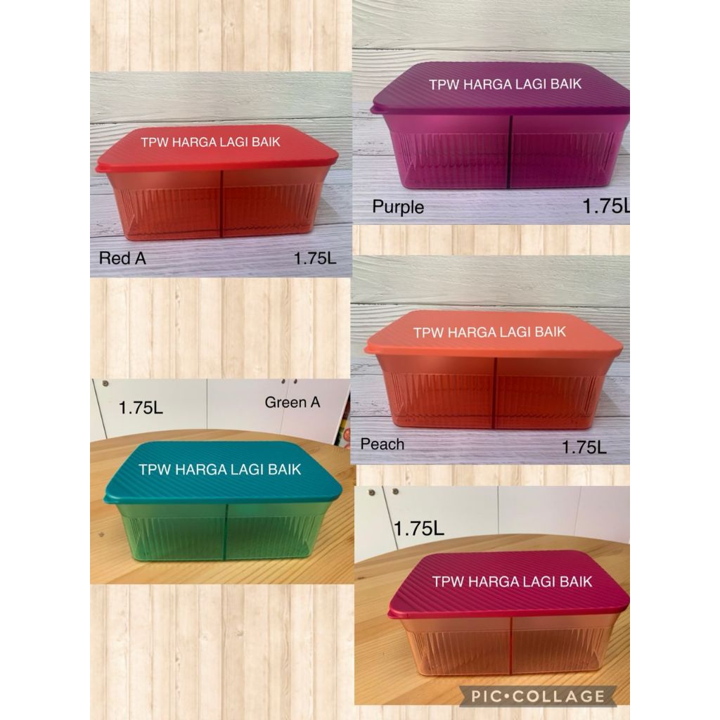 Tupperware Snack It 1.75L / Sealed Raya Cake Container (1pc) | Shopee ...