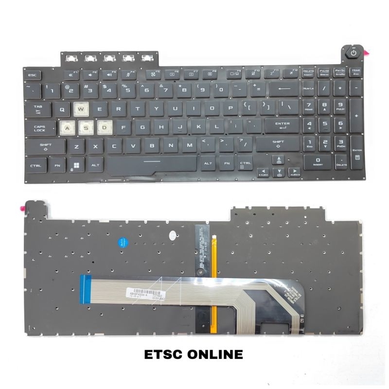 New Keyboard For Asus TUF Gaming F15 FA506 FA506Q FX506 FX506L FA706 ...