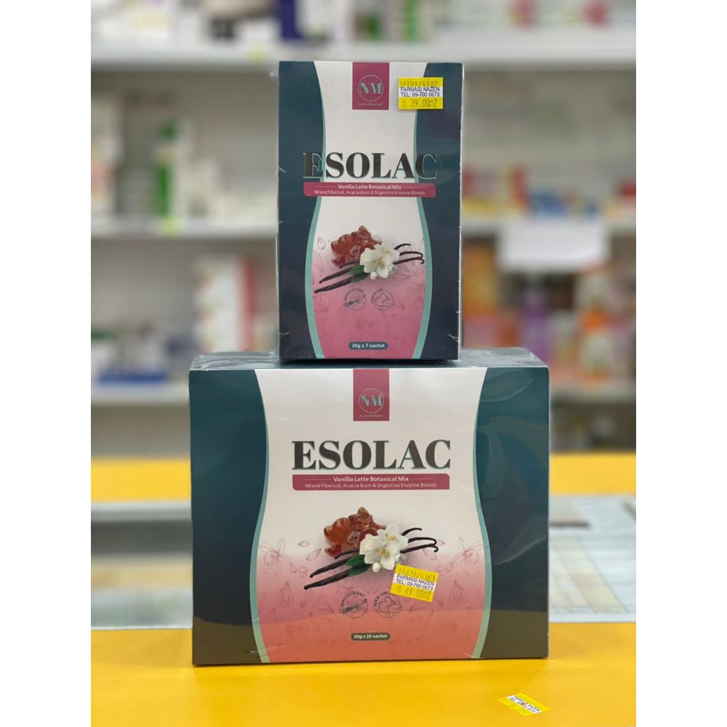 ESOLAC Supplement Gastric Fibre Drink Ubat Gastrik Angin Ubat GERD ...