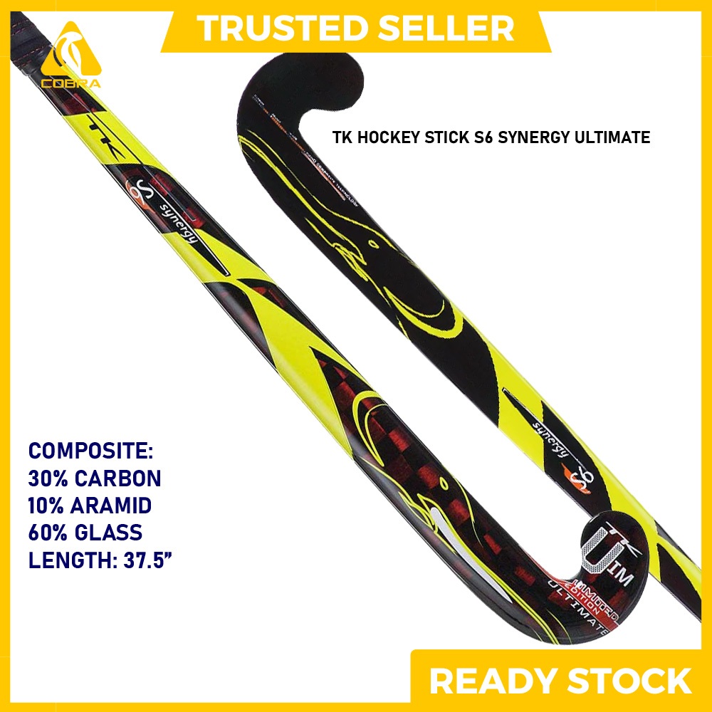 TK Hockey Stick S6 SYNERGY ULTIMATE 37.5" (30% C + 10% A + 60% Glass ...