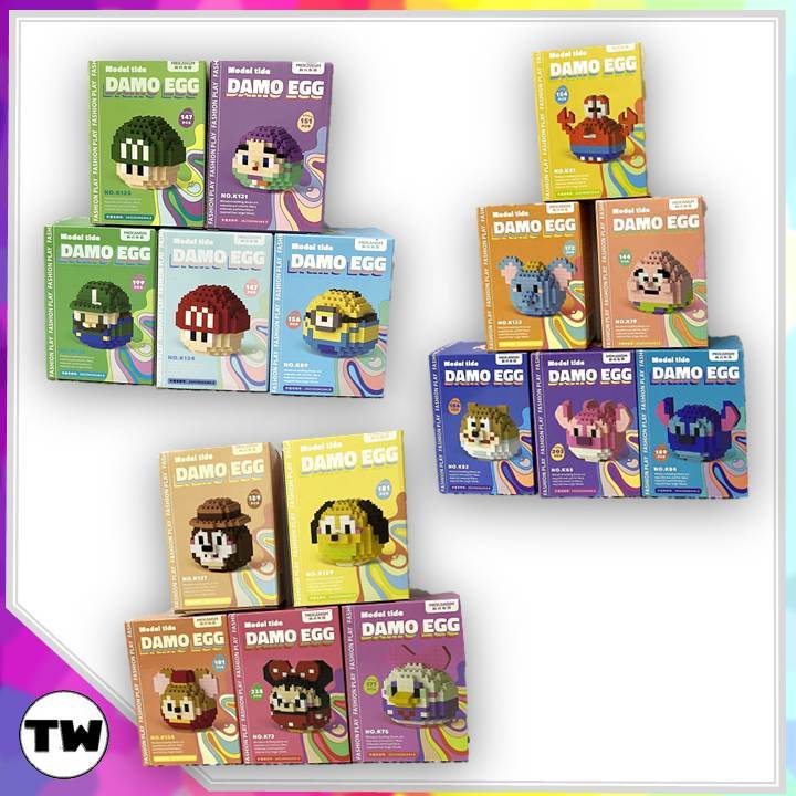 Mini Lego Building Block / Sponge Bob / Sanrio Melody / Stitch / Mario ...