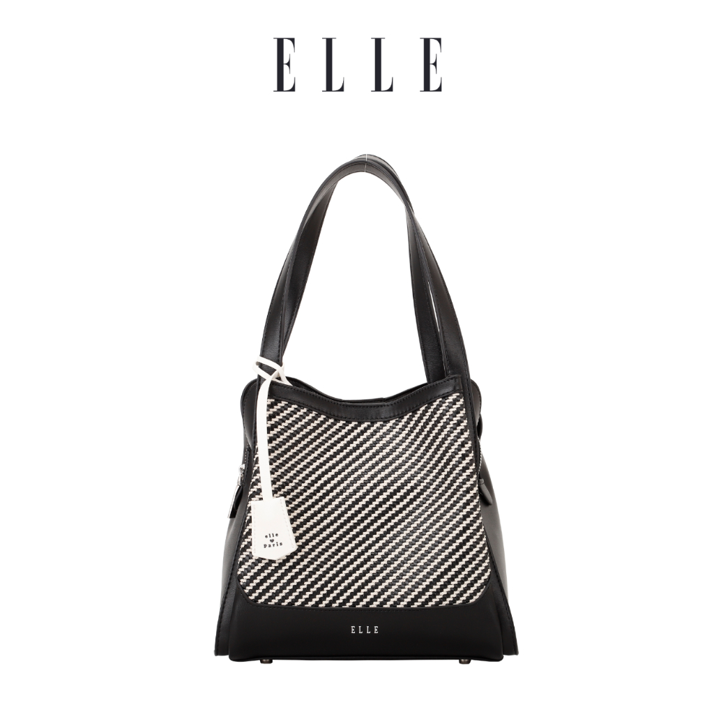 Elle Jane Shoulder Bag - Black/White | Shopee Philippines