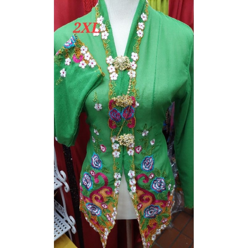 ORIGINAL PLUS Mrs. Embroidered Kebaya PLUS SIZE (2XL) | Shopee Philippines