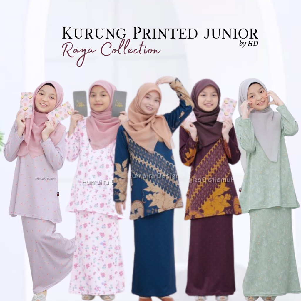 Baju Kurung Raya 2024 by Humaira Design Baju Kurung Moden Cutting A Cut ...