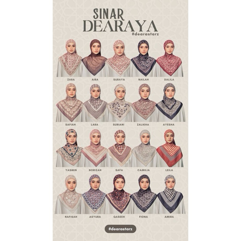 DEARA SINAR RAYA COLLECTION BY ADIRA SALAHUDI | Shopee Philippines
