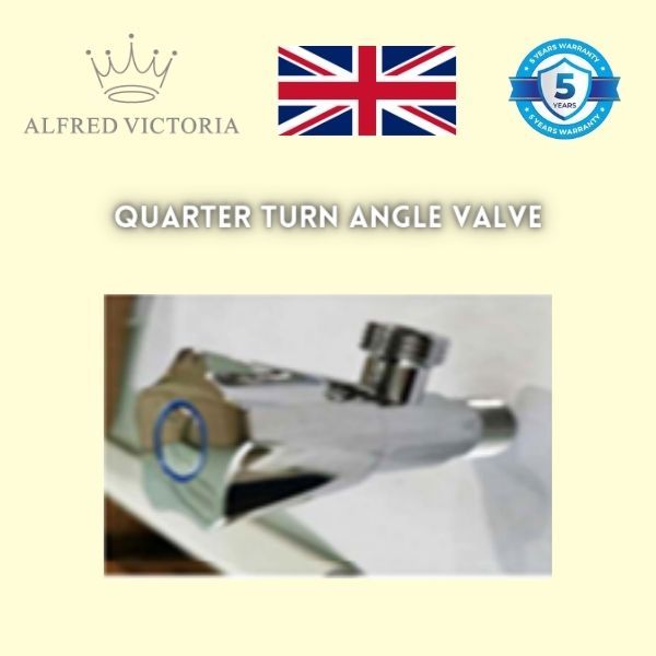 Alfred Victoria Quarter Turn Angle Valve UK Brand AN07CR Bathroom ...