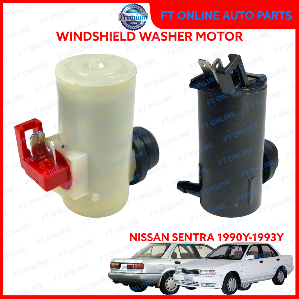 NISSAN SENTRA 1990-1993 B13 WASHER MOTOR/PUMP WINDSHIELD WIPER TANK ...
