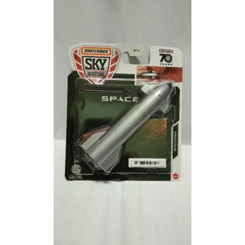 Matchbox Sky Busters SPACEX Starship (Tesla) | Shopee Philippines