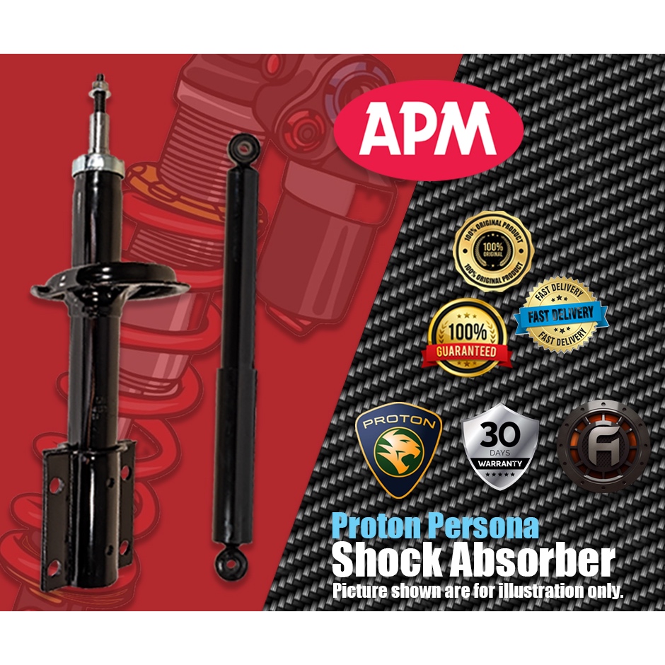 PROTON PERSONA FRONT / REAR SHOCK ABSORBERS (APM) | Shopee Philippines