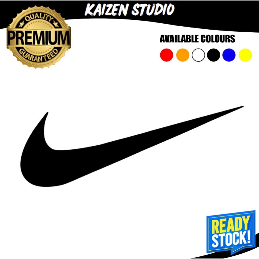 KAIZEN STUDIO NIke Sports Cutting Sticker Vinyl Outdoor | Shopee ...
