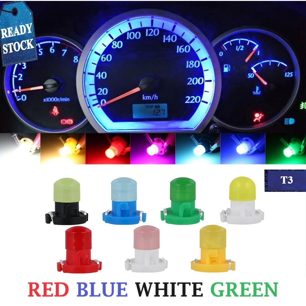 1 Pc T3 COB Meter Bulb Interior Light Instrument Dashboard LED Bulb ...
