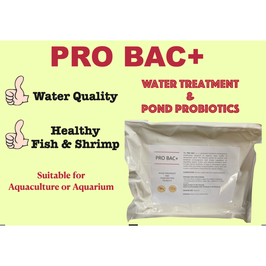 Pro Bac+ Aquaculture Probiotic Livestock Shrimp Fish Pond | Shopee ...