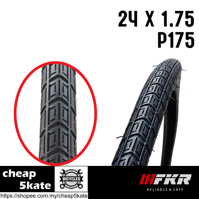 TAYAR BASIKAL FKR 24 X 1.75 P175 BICYCLE TYRE | Shopee Philippines