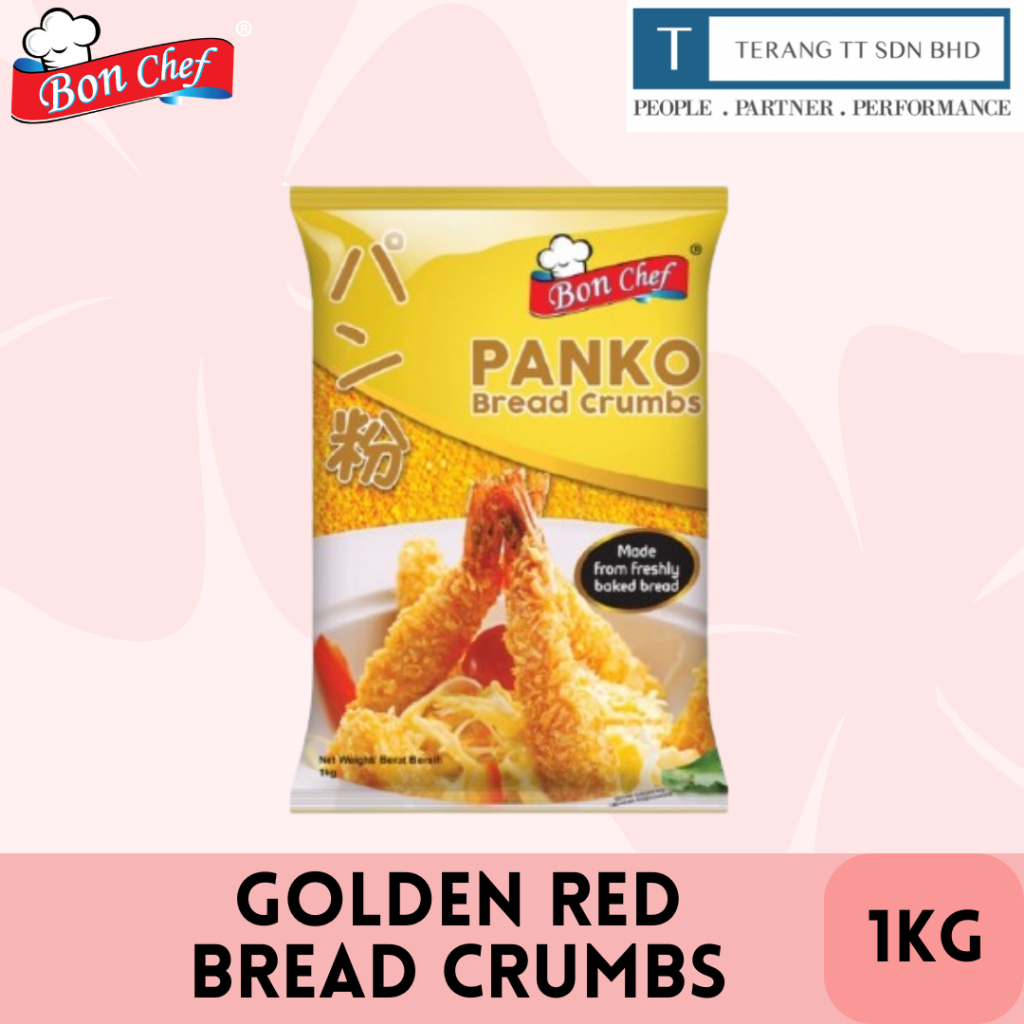 Bon Chef Panko Bread Crumbs Golden Red 1KG | Shopee Philippines