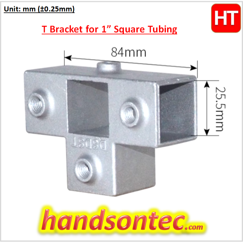 1-inch Square Hollow Tubing Connecting Bracket | Shopee Philippines