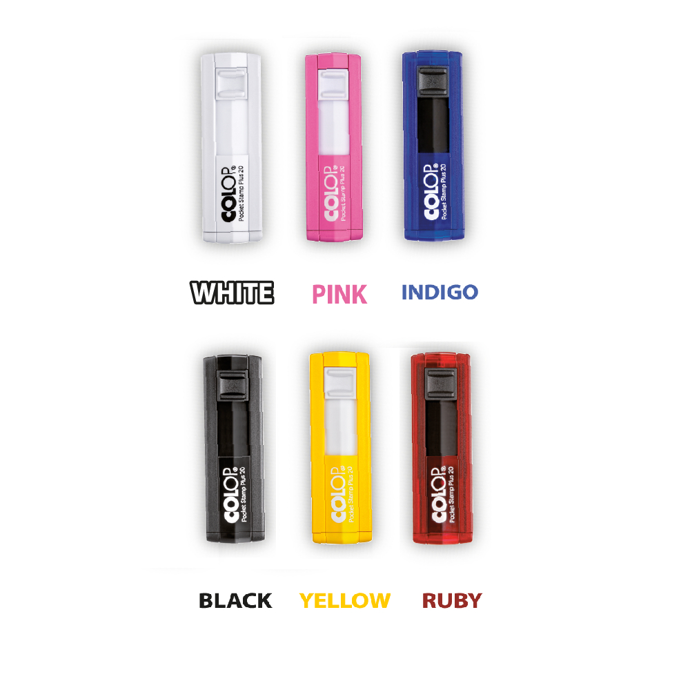 RUBBER STAMP Colop (Pocket Plus 20/30/40 Self Inking Stamp) | Shopee Philippines