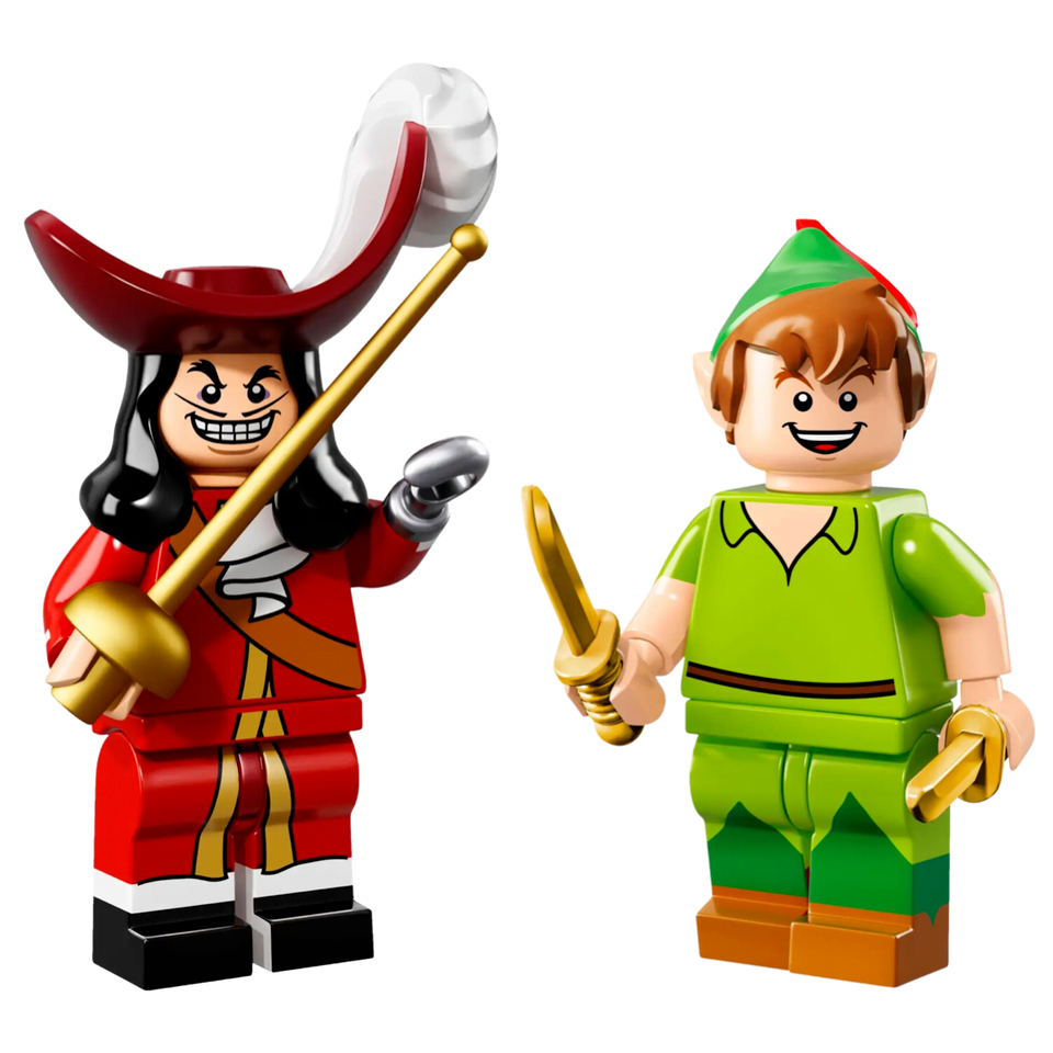 Lego 71012 Disney Collectible Minifigures CMF Peter Pan & Captain Hook ...