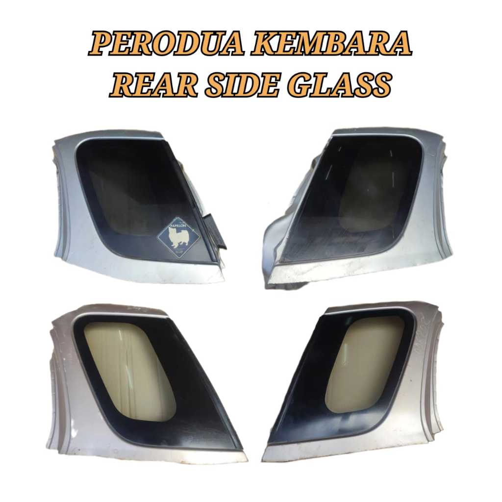 Body Side Glass / Rear Edge Mirror Perodua Kembara Body Side Glass ...