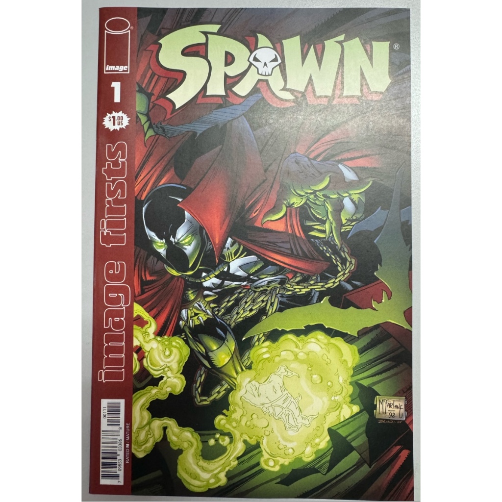 Spawn 1 ( IMAGE FIRSTS ) - Image Comics - REAL COMIC BOOK - - | Shopee ...