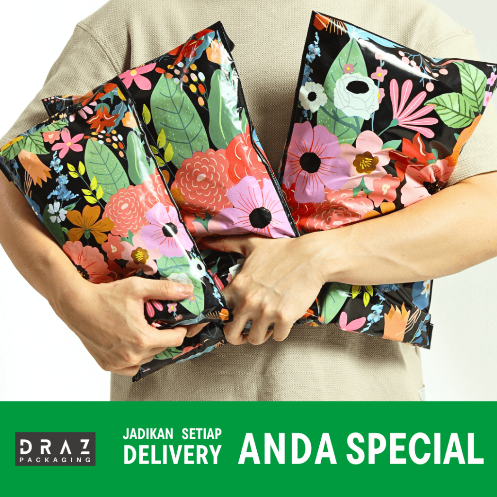 Premium WildFlower Courier Bag by DRAZ Stunning Design & Ultra Thick ...