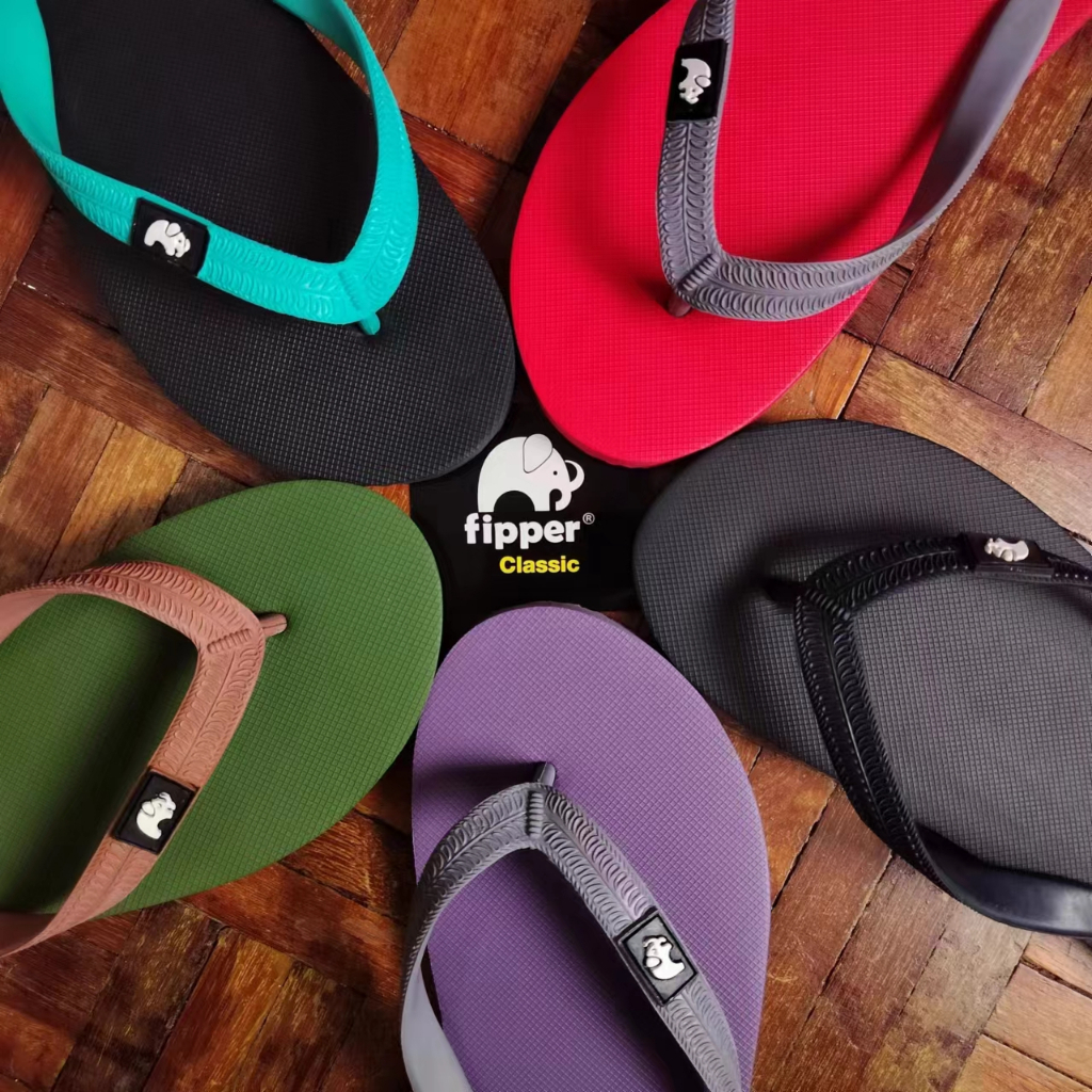 Fipper rubber slipper Unisex Adult Casual Selipar Getah Fipper Lelaki ...