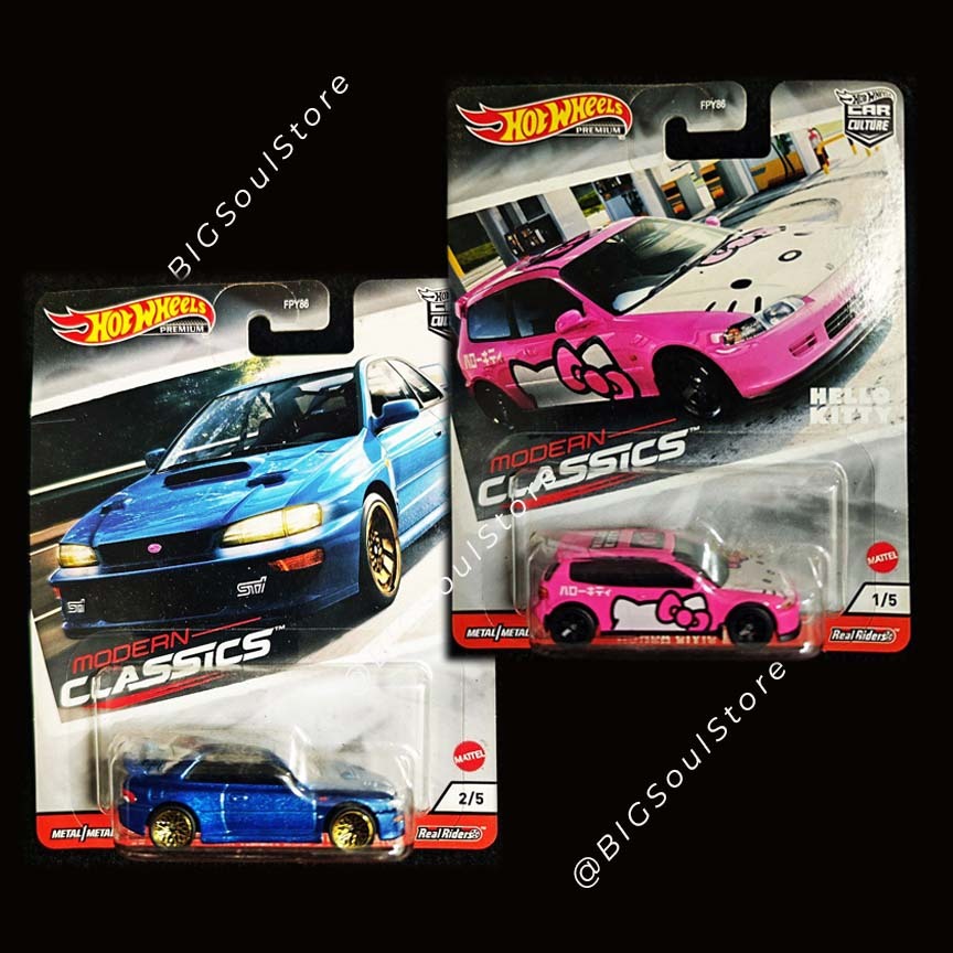 HOT WHEELS PREMIUM Hot Wheels Modern Classic '98 Subaru Impreza Honda ...
