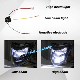 (SMOKE) Led HEAD LAMP HEADLIGHT Y15 V1 V2 LC135 V1 V2 V3 V4 V5 V6 V7 V8 FI SUPER BRIGHT BRIGHT ...