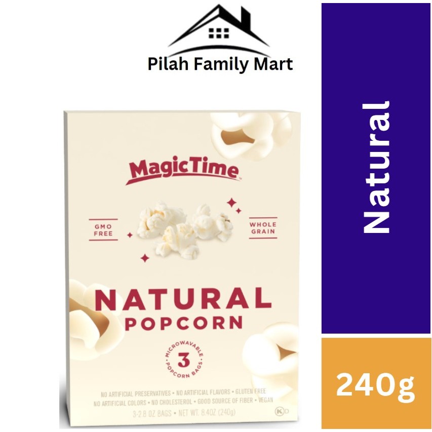 Natural MAGIC TIME Popcorn 240g | Shopee Philippines