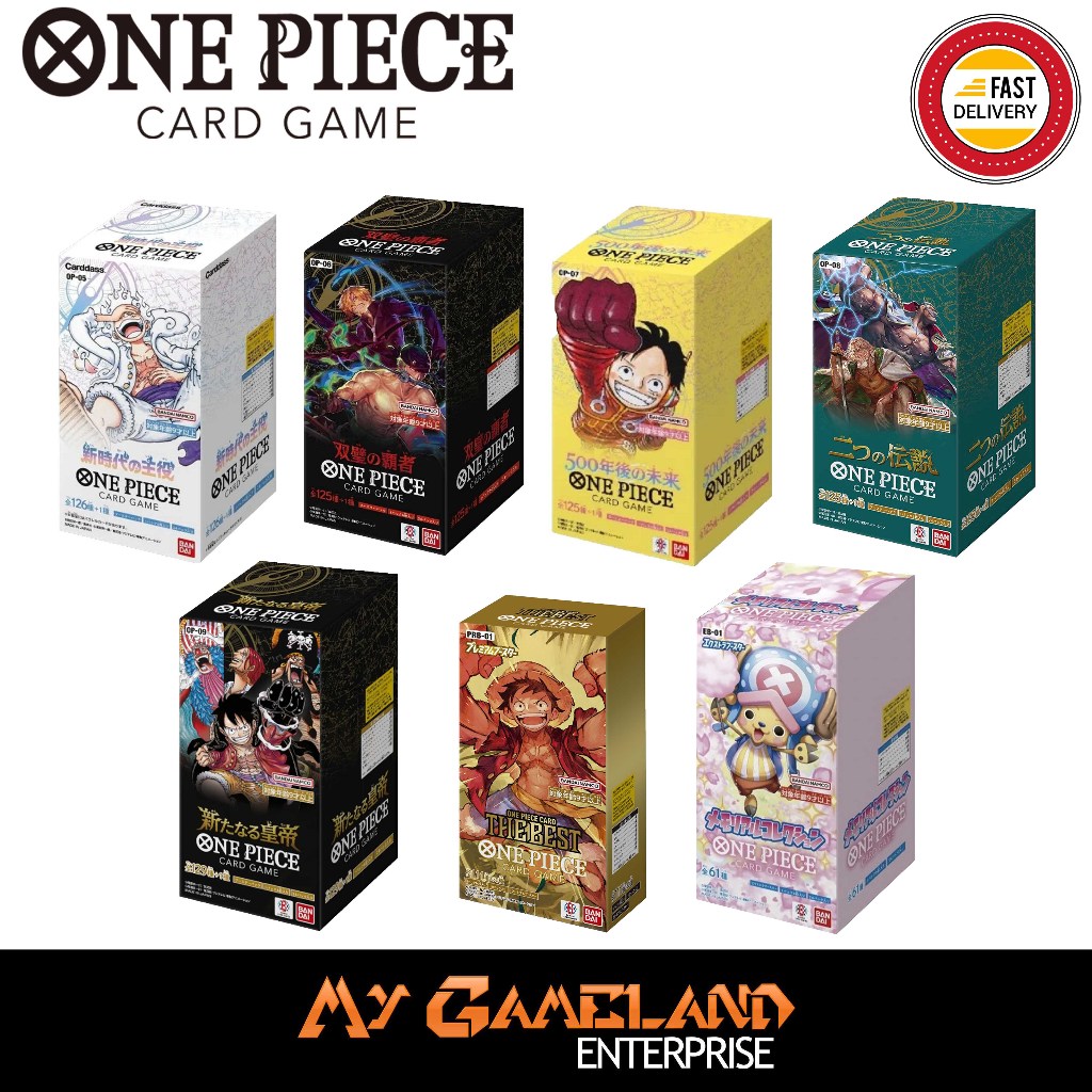 One Piece TCG Booster Box (24 Pack) OP-09 / PRB-01 / OP-05 / OP-06 / OP ...