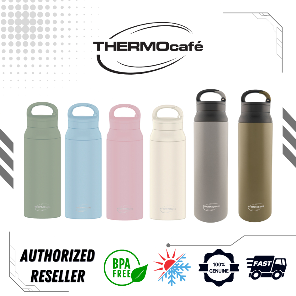 Thermos Thermocafe Vacuum Insulated Bottle with Carry Loop (600ml ...