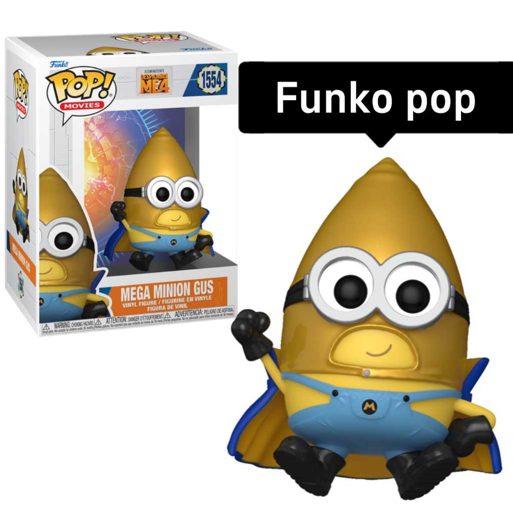 Funko Pop! Movies Despicable ME4 1554 Mega Minion Gus Collectible ...