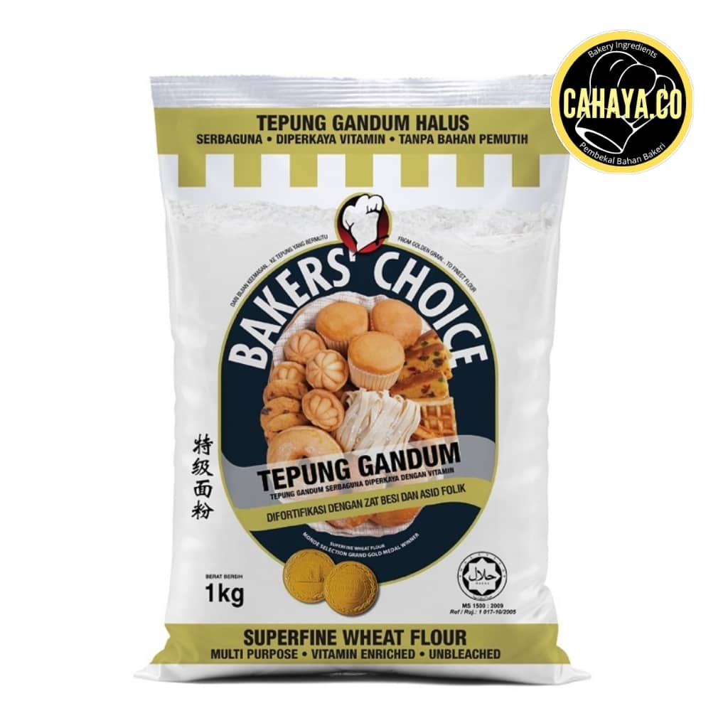 Bakers' Choice Tepung Gandum 1kg HALAL | Shopee Philippines