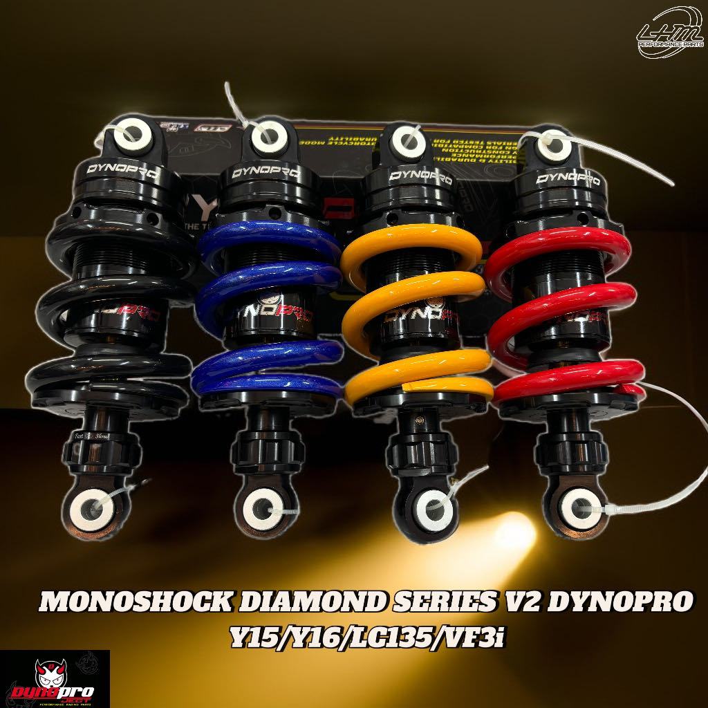 DYNO PRO MONOSHOCK ADJUSTABLE ABSORBER DIAMOND SERIES V2 DYNOPRO Y15 ...
