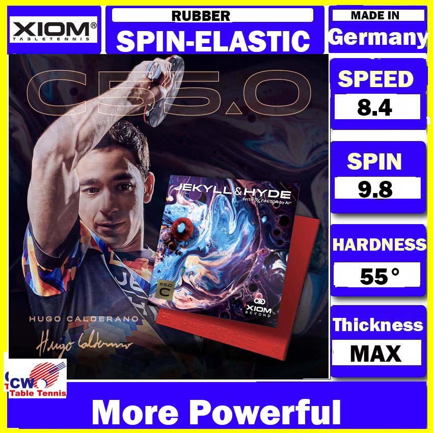 Xiom Jekyll & Hyde C55 TABLE TENNIS RUBBER PING PONG GETAH more ...