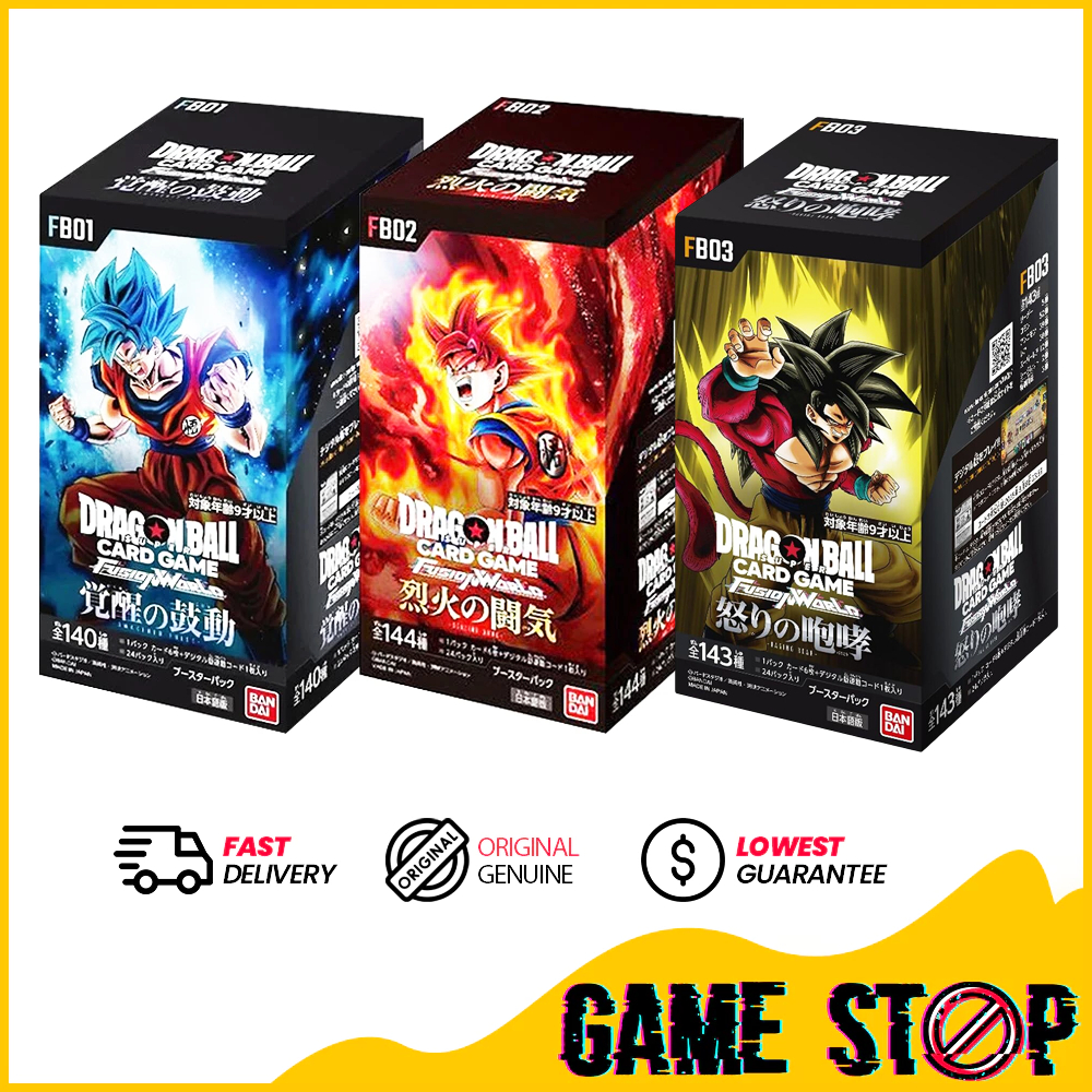 Dragon Ball Super Card Game SCG Booster Box: FB01 Awakened Pulse / FB02 ...