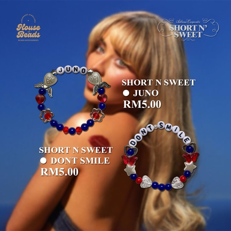 SABRINA CARPENTER FRIENDSHIP BRACELET | Shopee Philippines