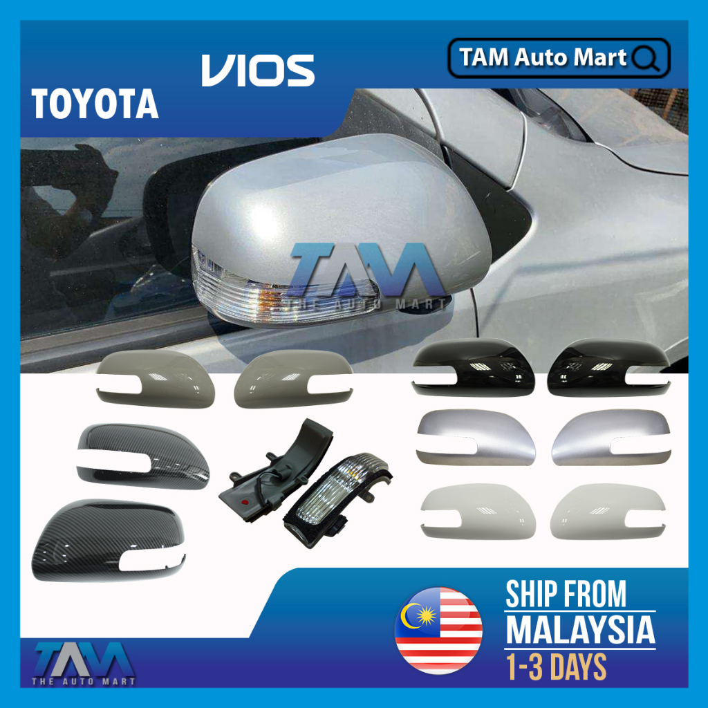 Toyota Vios Side Mirror Cover Only or Signal Lamp Only Trim Fit For ...