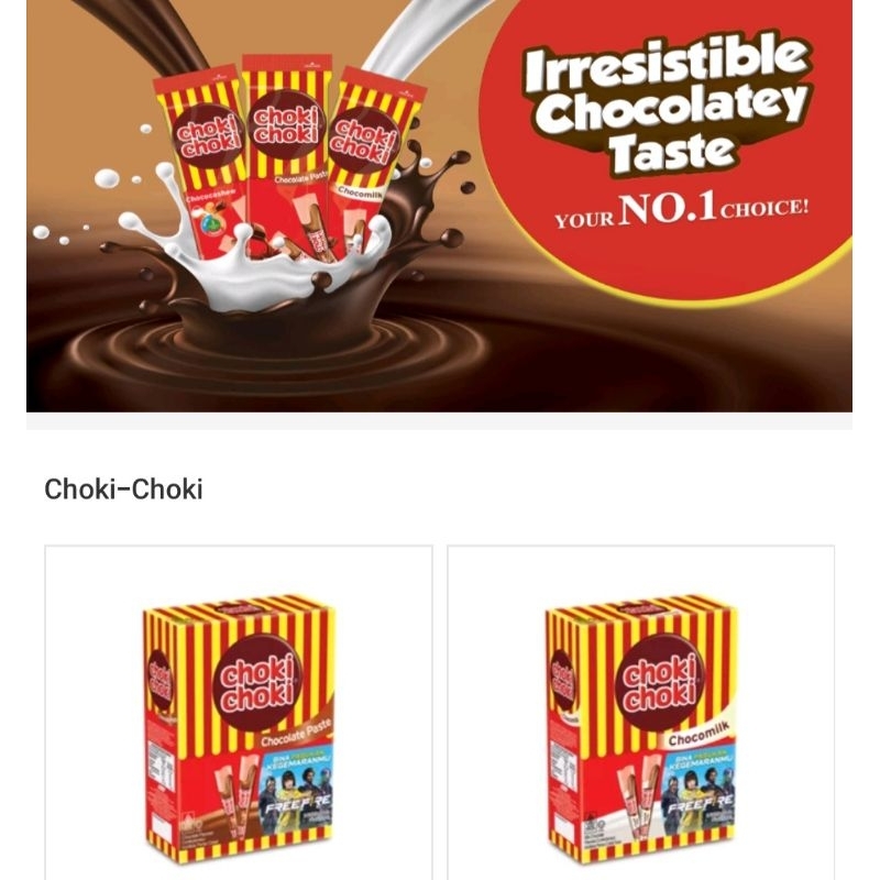 Choki-Choki Chocolate / Chocomilk Paste (12 X 5 X 10G) | Shopee Philippines
